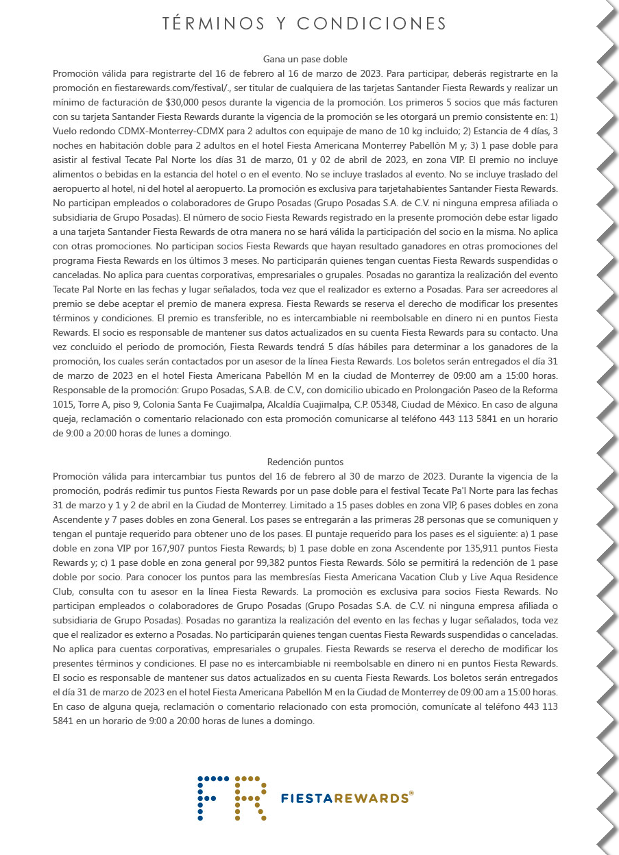 Fiesta Rewards